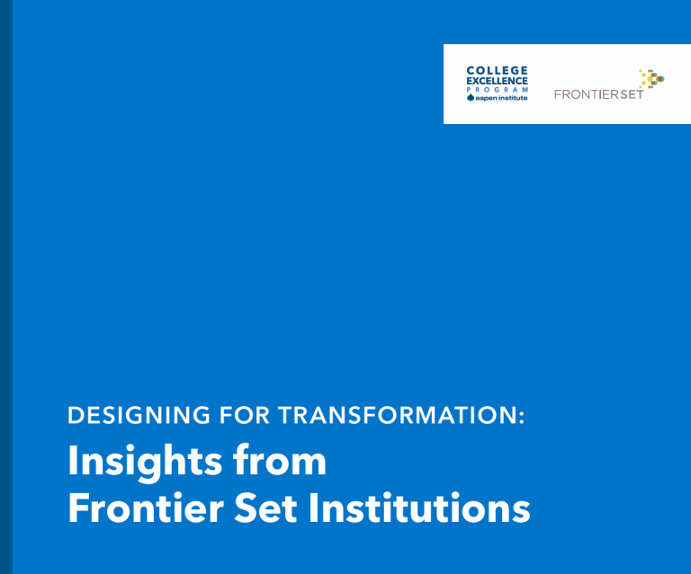 Designing for Transformation: Insights from Frontier Set Institutions ...